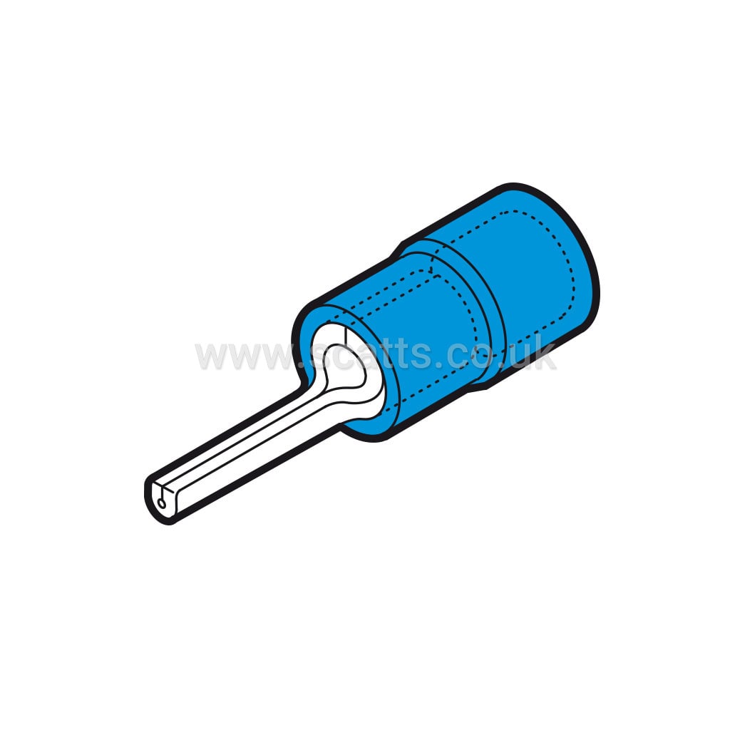 BF-P10/PK | CEMBRE | 2053250 | PVC BLUE PIN 10MM LONG (100PK)