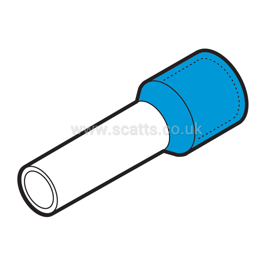 PKE7508-UK/PK | CEMBRE | 8020010 | BLUE INSUL.END SLEEVE (PACK OF 500)