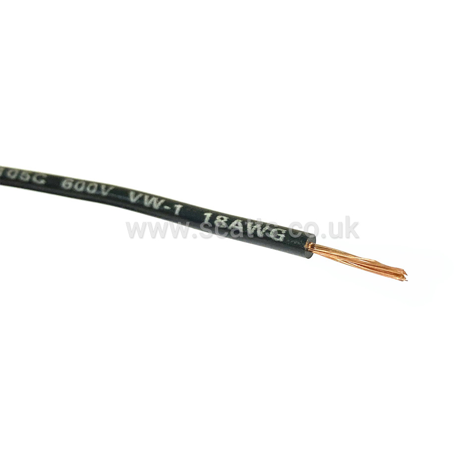 1.0BLK/100M/R | CLYNDER | TRI-RATED CABLE, 1.0 MM², SINGLE CORE, BS ...