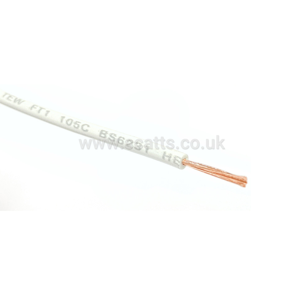 4.0WHI/100M/R | CLYNDER | TRI-RATED CABLE, 4.0 MM², SINGLE CORE, BS ...