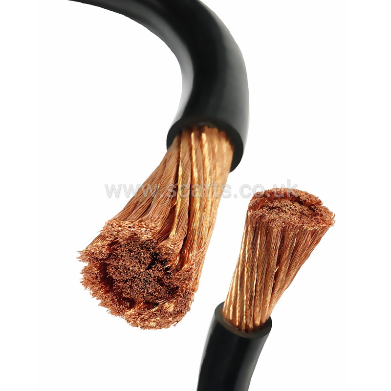 SS/240MMBLK/050M/R | CLYNDER | TF2400BK0050 | SUPERFLEX CABLE, 240.0 ...