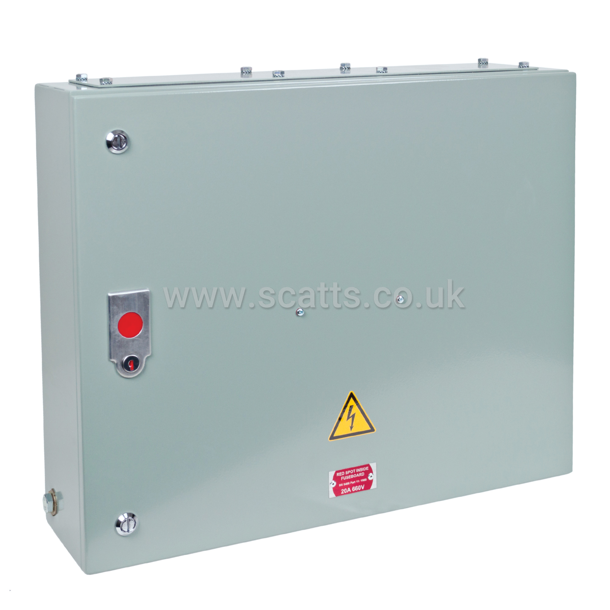 RS20SN12/SJ | RED SPOT INSIDE | STANDARD 20A REDSPOT 12WAY SPN D.B.