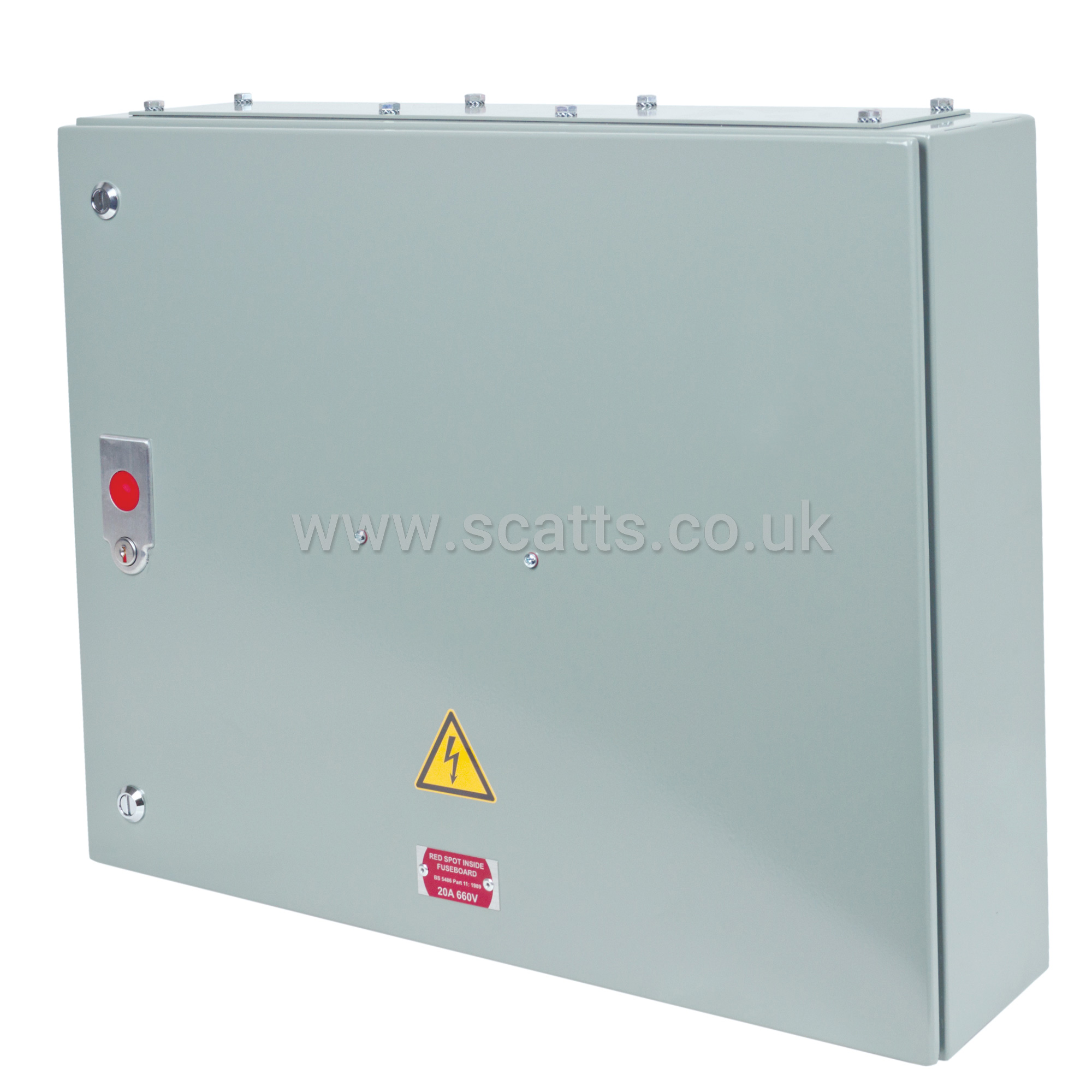 RS20SN12/SJ | RED SPOT INSIDE | STANDARD 20A REDSPOT 12WAY SPN D.B.