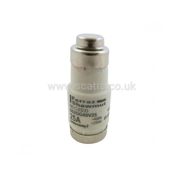 D02GG40V25 | FERRAZ MERSEN | W213160 | NEOZED TYPE DIN FUSE DO2 YELL