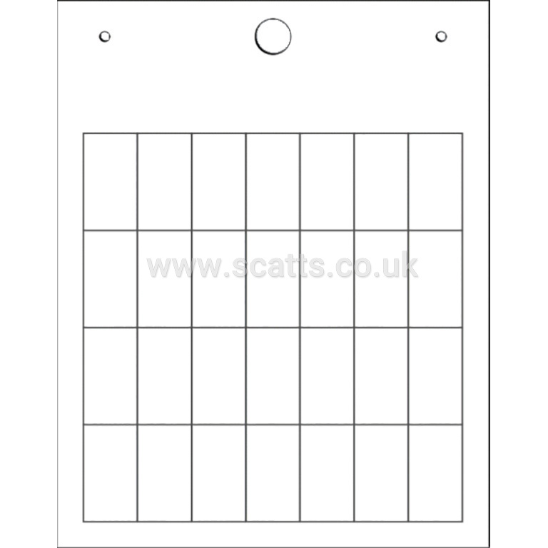 TAP-47007HF/BOX | CEMBRE | 4111405 | GREY 18X27 LEGEND (50SHEETX20)