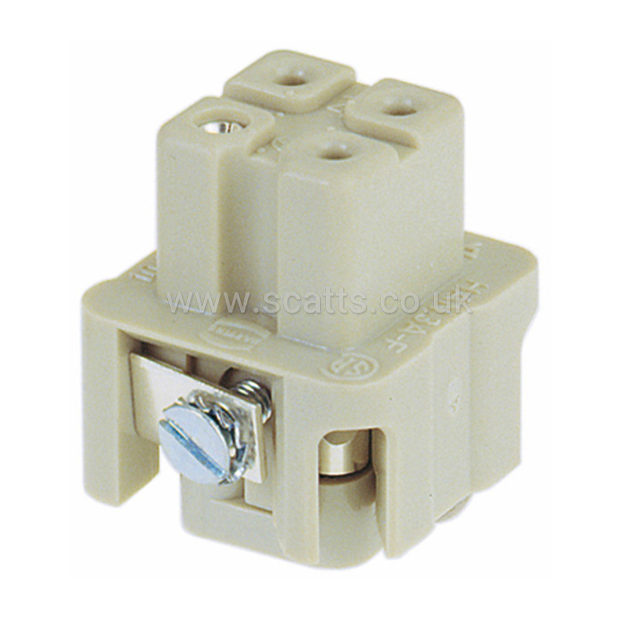 0920-003-2711 | HARTING | 09200032711 | HAN3A FEMALE INSERT (SCREW)