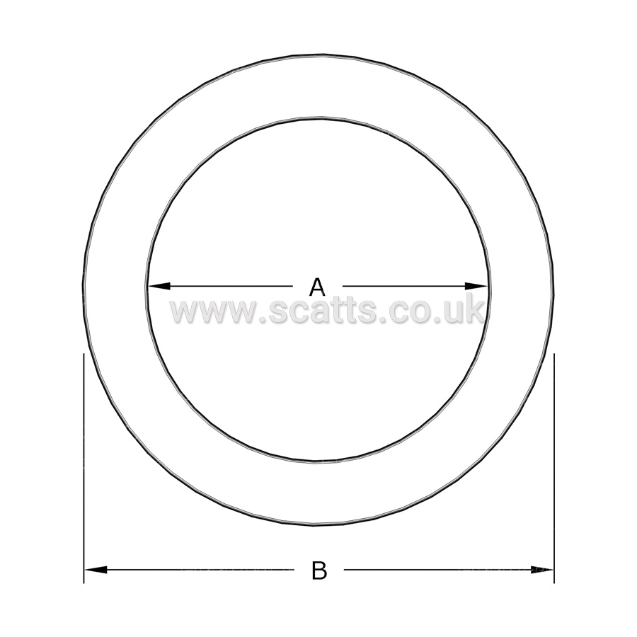 FSW/RED/25MM | SCATTERGOOD & JOHNSON | SEALING WASHER - FIBRE, M25 FOR ...