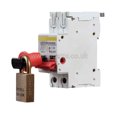 090844/POS | CASTELL ISOLOK | MCB LOCKOUT (PIN OUT STD)