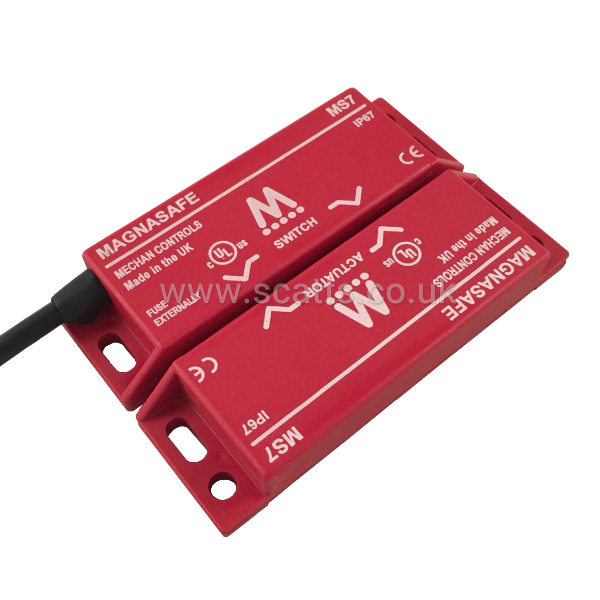 MS7-21-DC-06M | MECHAN CONTROLS | 357.001 | MAGNASAFE SW. 2N/C + 1N/O DC 6M