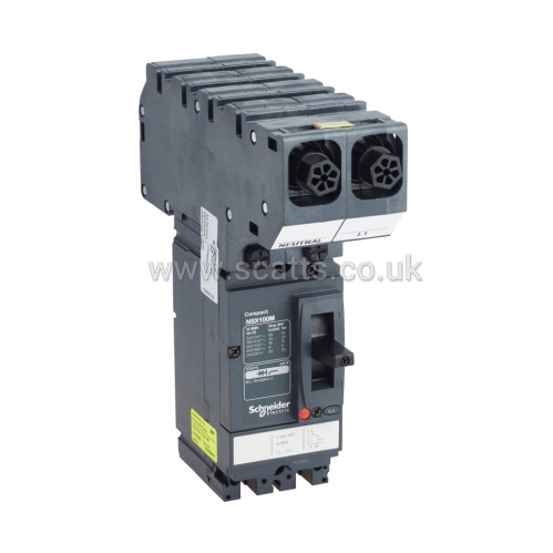 MGP0162L1N | SCHNEIDER MERLIN GERIN | 16A DOUBLE POLE PANEL BOARD MCCB L1/N