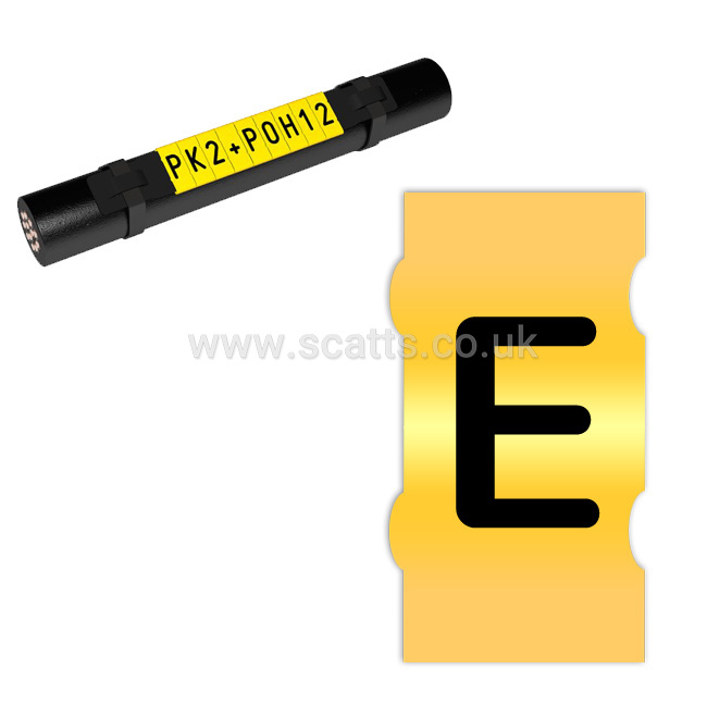 POK10/E-BY/DISC | PARTEX | PK+20004SV40.E | CABLE MARKER E/B/Y (500 DISC)