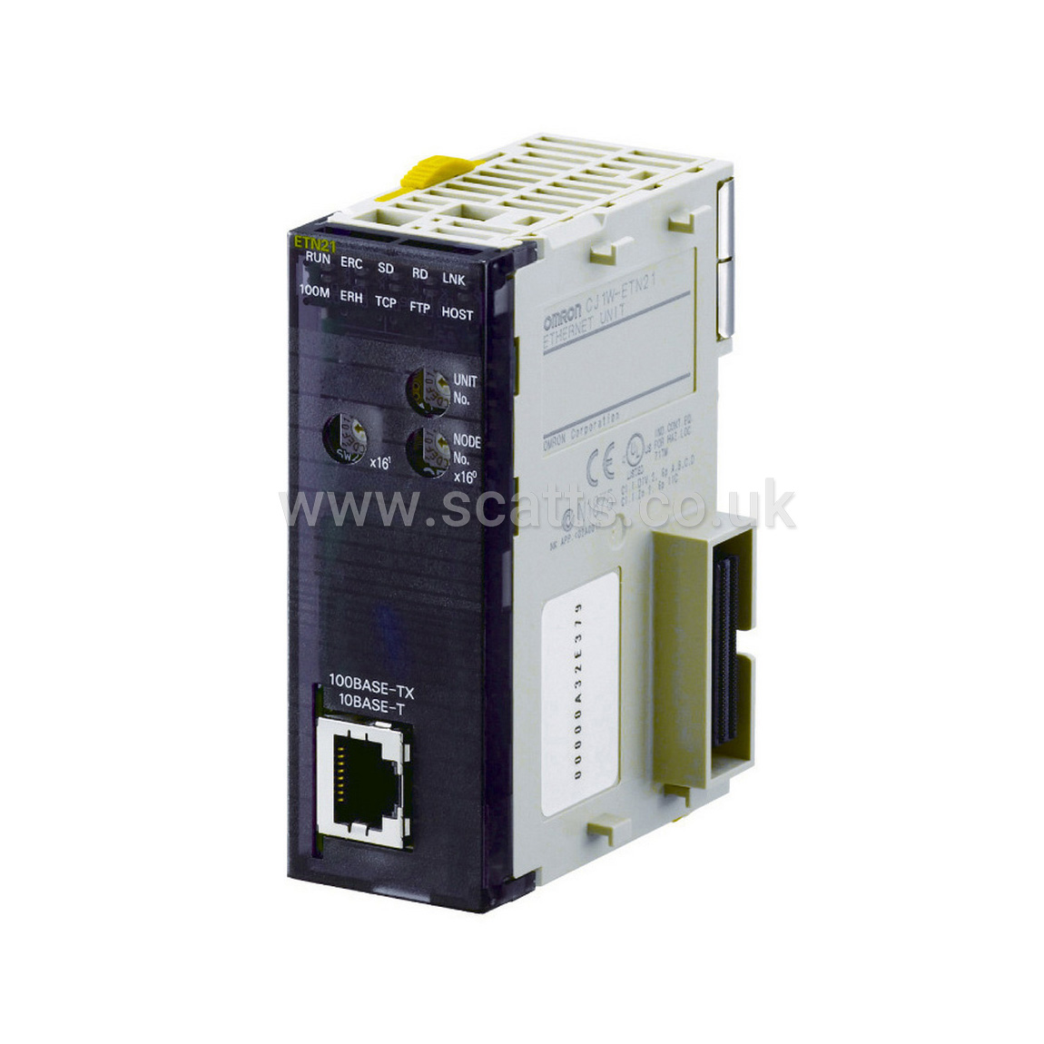 CJ1W-ETN21 | OMRON | 258832 / CJ1W0274H | ETHERNET UNIT-RJ45 (100BASET)