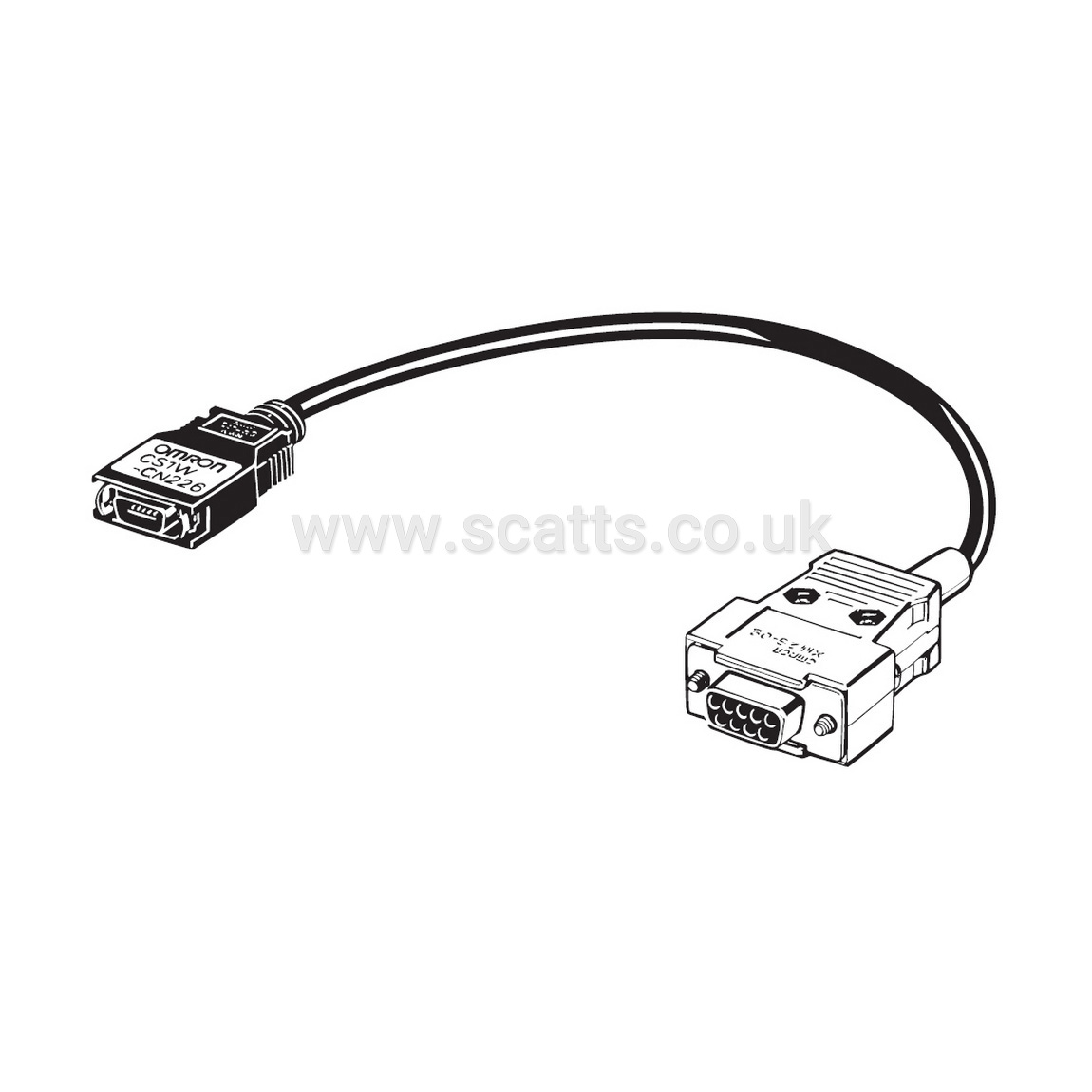 CS1W-CN226 | OMRON | 224557 / CS1W3030H | CABLE.PLC TO PC (NEW STYLE) -2M