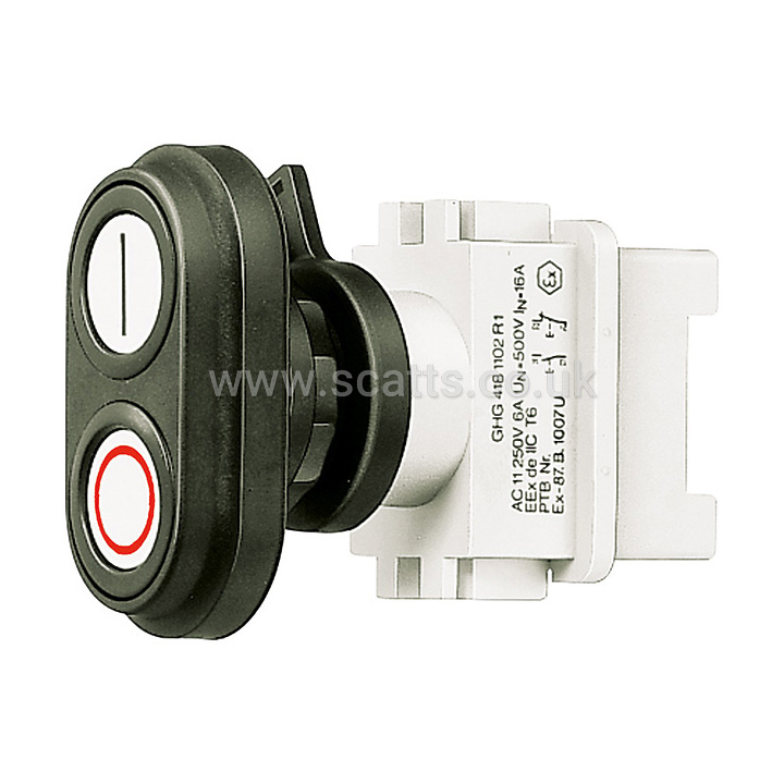 GHG4188145R0001 | CEAG CROUSE HINDS | SERIES GHG418, EXDE PANEL DOUBLE PUSH BUTTON - MOMENTARY ...