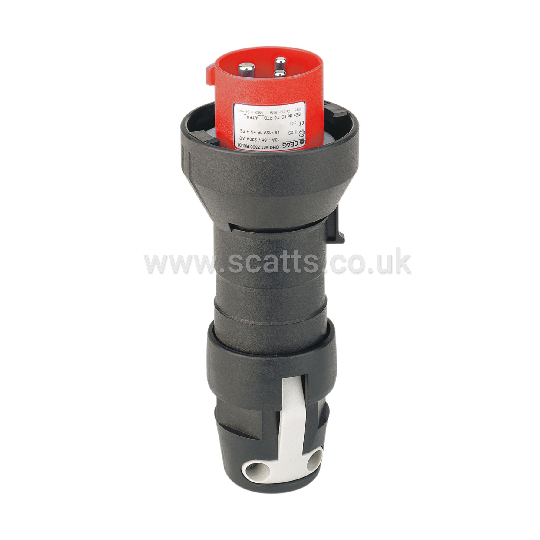 GHG5117506R0001 | CEAG CROUSE HINDS | SERIES GHG511 PLUG, 16A, 3P+N+E ...