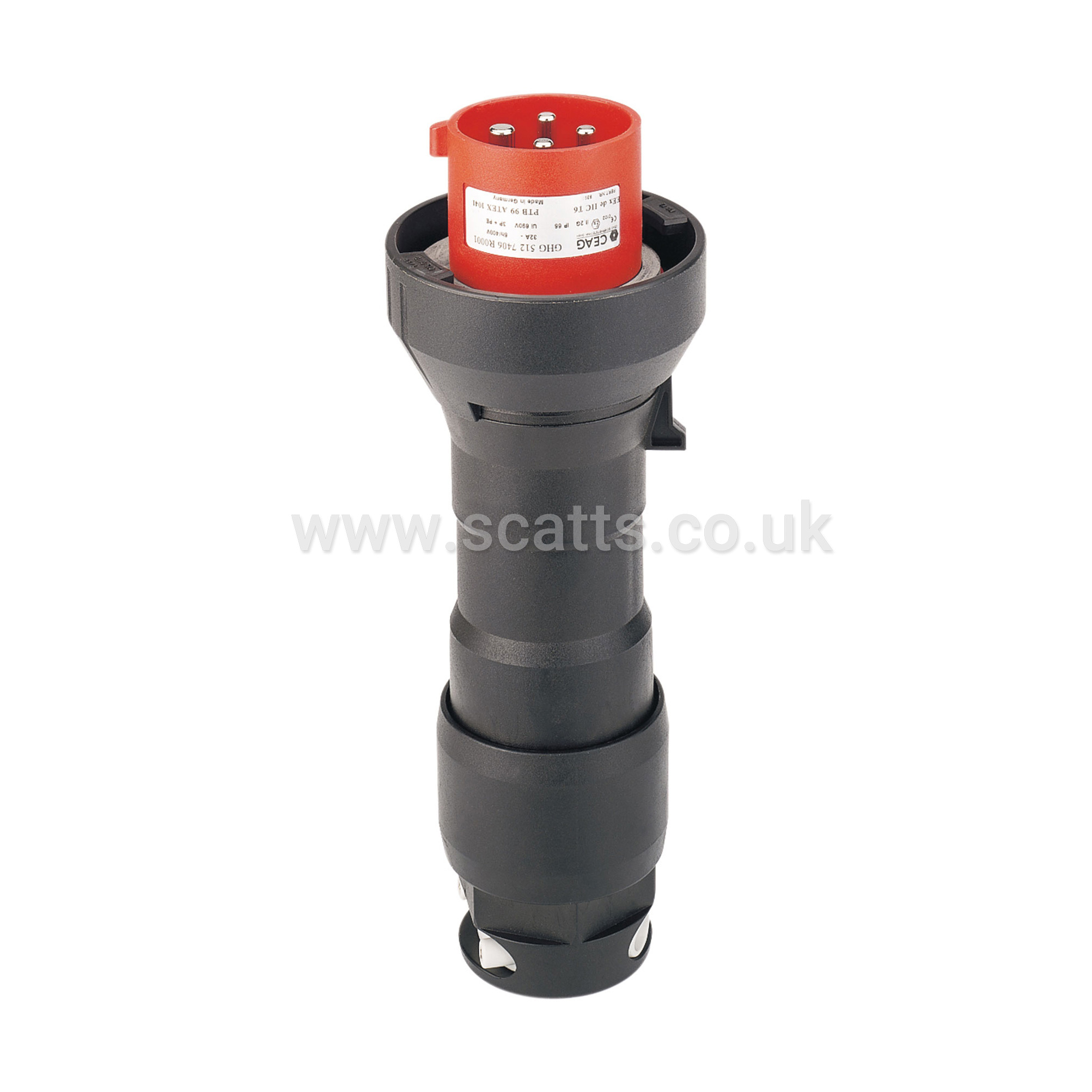 GHG5127506R0001 | CEAG CROUSE HINDS | SERIES GHG511 PLUG, 32A, 3P+N+E ...