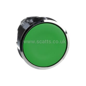 ZB4BA3 | SCHNEIDER TELEMECANIQUE | ZB4 GREEN FLUSH PUSH BUTTON ACTUATOR