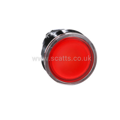 ZB4BW343 | SCHNEIDER TELEMECANIQUE | ZB4 RED ILLUMINATED FLUSH PUSH ...