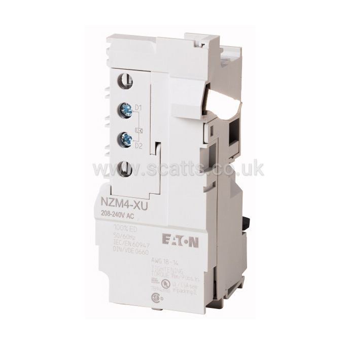 NZM4-XU/230AC | EATON MOELLER ELECTRIC | 266193 | UNDERVOLTAGE TRIP 230V AC