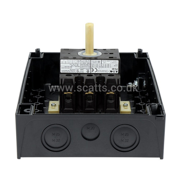 P3-63/I4/SVB | EATON MOELLER ELECTRIC | 207343 | GRP ENCLOSED ISOLATOR ATOR 63A 3P