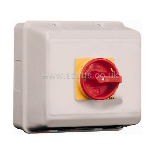 P3-63/ST/SVB | EATON MOELLER ELECTRIC | 025521 | STEEL ENCLOSED ISOLATOR ATOR 63A 3P