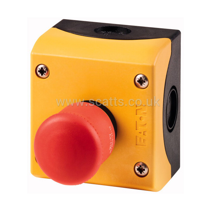 M22-PV/KC02/IY | EATON MOELLER ELECTRIC | 216524 | EM.STOP STATION 2NC