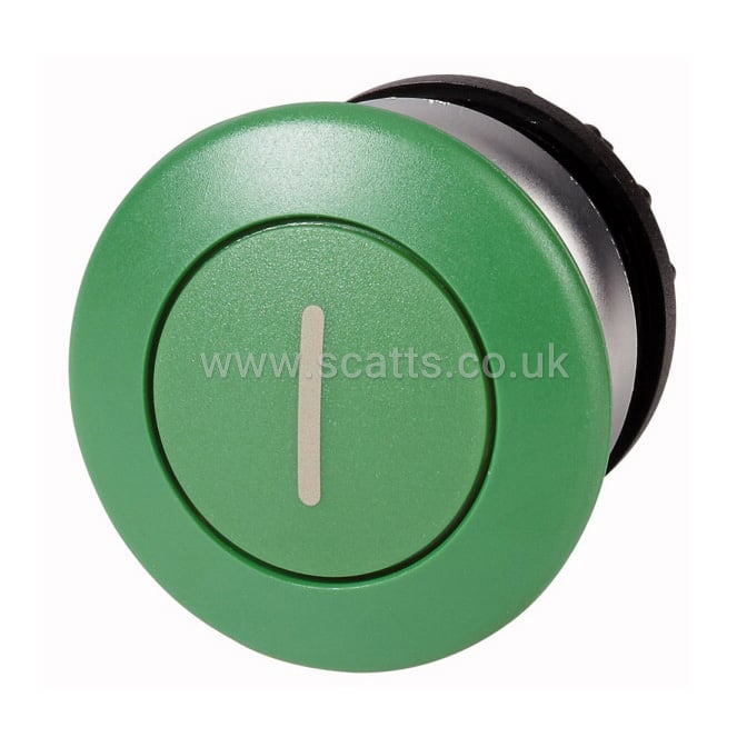M22-DP-G-X1 | EATON MOELLER ELECTRIC | 216722 | GREEN MUSHROOM PUSH BUTTON (1)