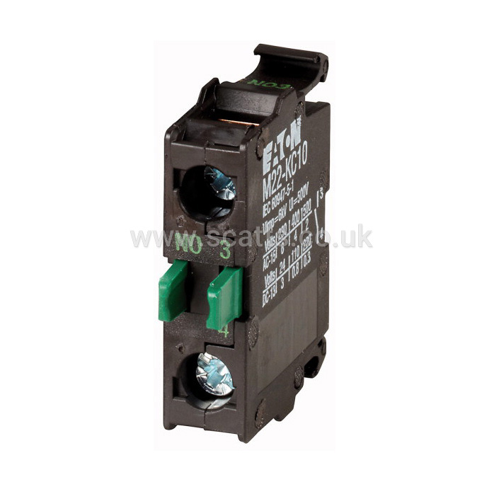 M22-KC10 | EATON MOELLER ELECTRIC | 216380 | 1NO CONTACT BLOCK REAR MTG