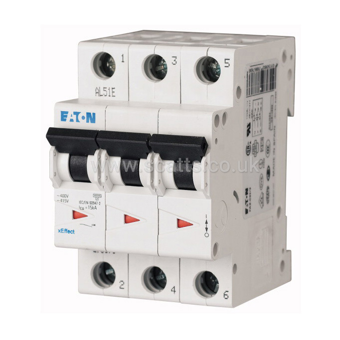 FAZ-D32/3 | EATON MOELLER ELECTRIC | 278899 | 15KA TP MCB 32AMP TYPE D