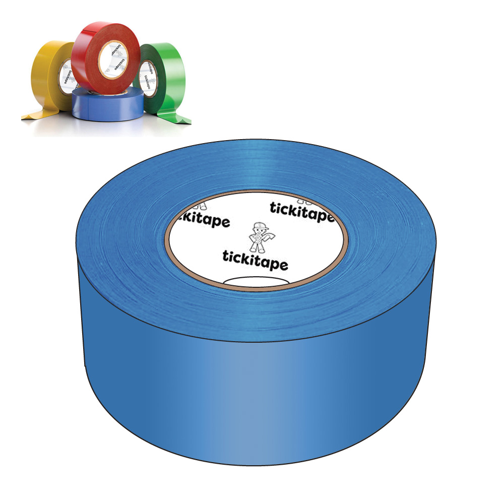 PVCT-50BLU | S&J OWNBRAND | PVC TAPE BLUE 33M X 50MM WIDE