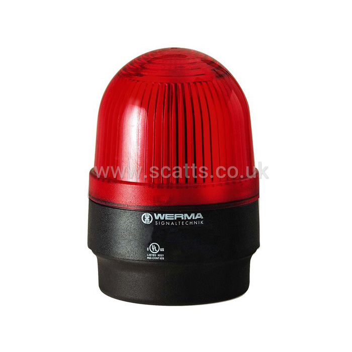 202.100.55 | WERMA | B/MOUNTING FLASH BEACON RED 24V DC