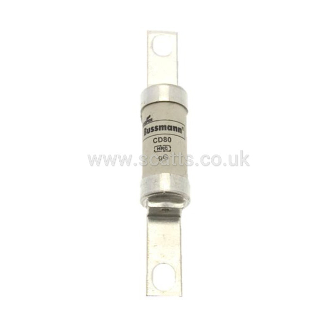 CD80 | COOPER BUSSMANN | 80A B1 GG OFFSET TAG FUSE 550V