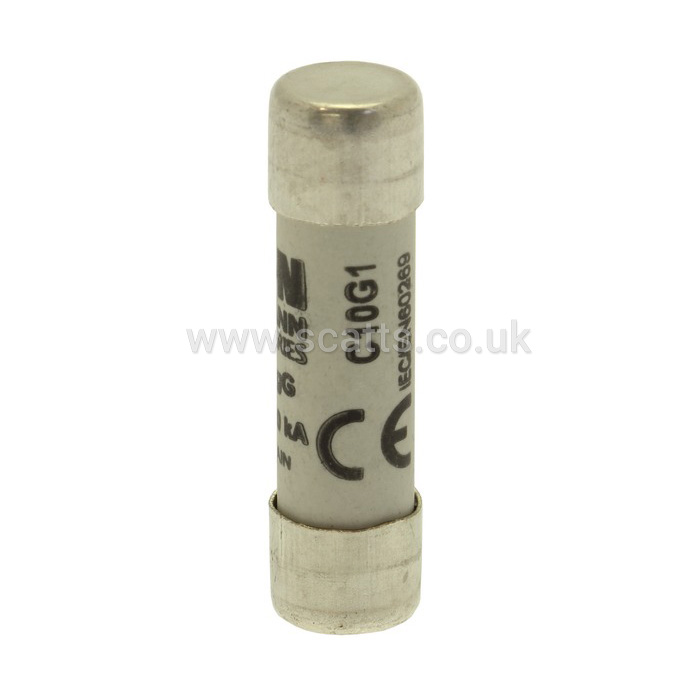 C10G1 | COOPER BUSSMANN | 1A 10X38MM GL HRC FUSE 500V