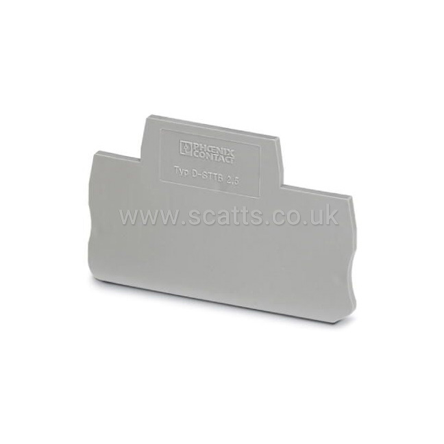 3030459 | PHOENIX CONTACT | D-STTB 2,5 | D-STTB2,5 END PLATE (50)