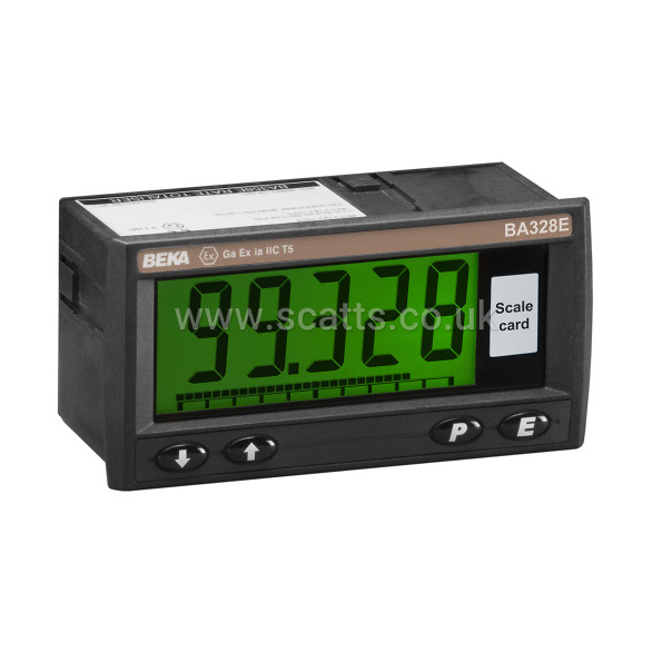 BA328E | BEKA | SERIES BA328E, EXIA 4/20MA LOOP POWERED DIGITAL INDICATOR - 5 DIGIT 29MM DISPLAY ...