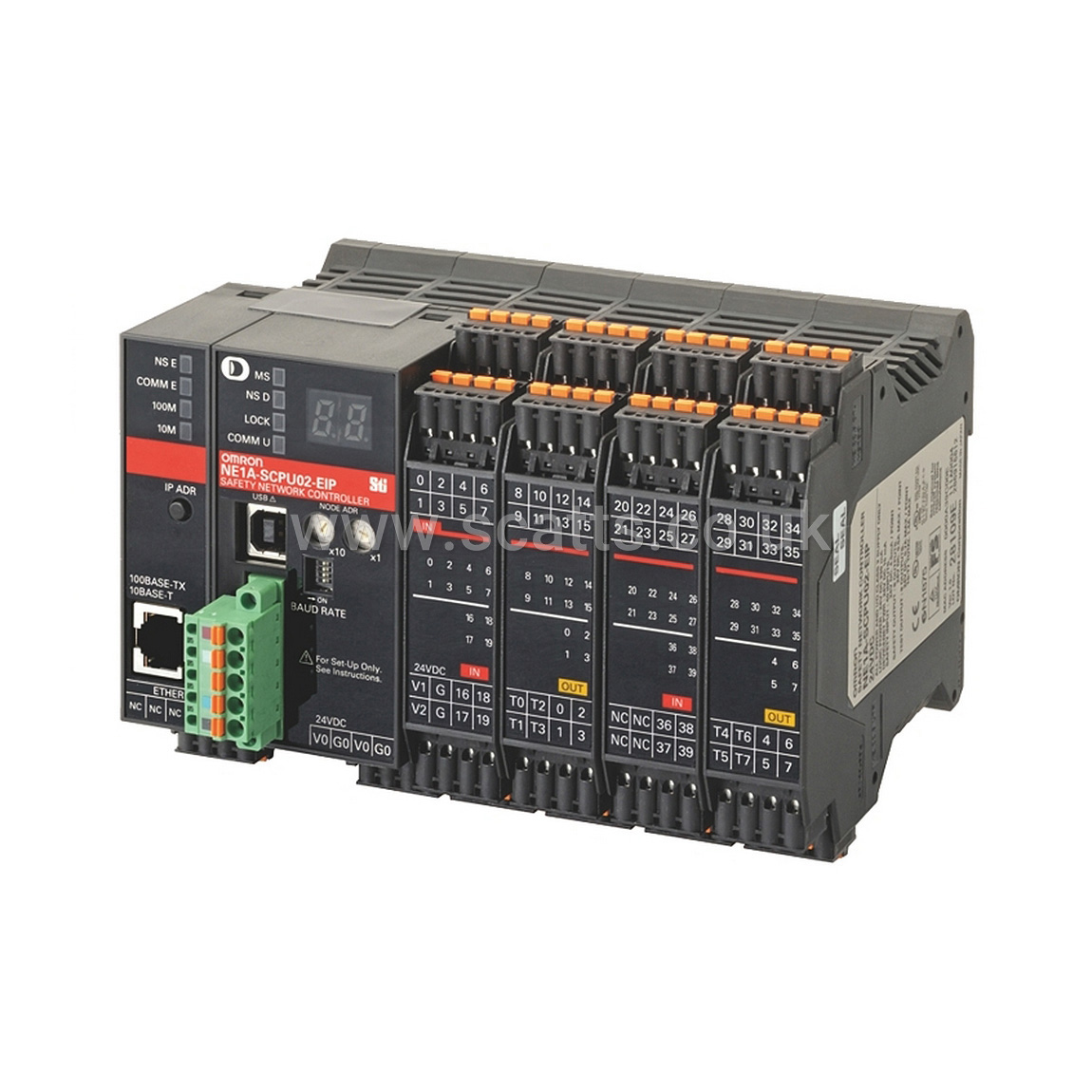 NE1A-SCPU02-EIP | OMRON | 313544 / NE1A0026M | SAFETY CONTACTOR 40IN ...