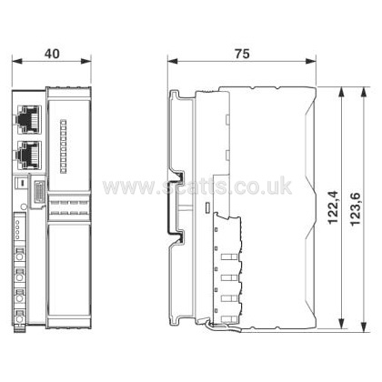 2688019 | PHOENIX CONTACT | AXL BK PN | AXIOLINE-PROFINET COUPLER