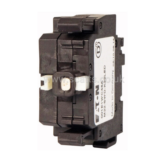 M22-SWD-K22LEDW | EATON MOELLER ELECTRIC | 115978 | SMARTWIRE-DT WHITE LED + 2 X C/O
