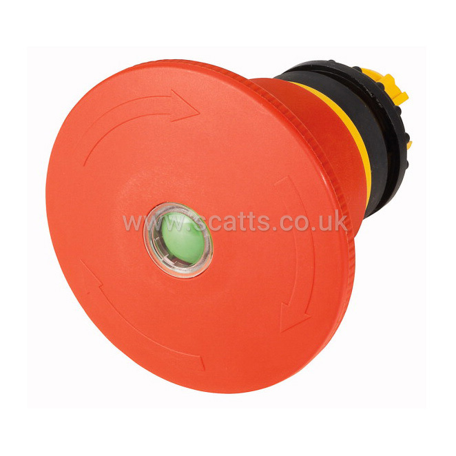 M22-PVT45P-MPI | EATON MOELLER ELECTRIC | 121463 | MECH FLAG TWIST EM.STOP 45MM