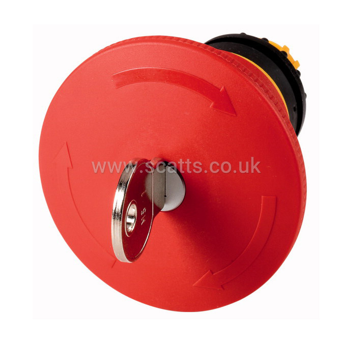 M22-PVS45P-MS1 | EATON MOELLER ELECTRIC | 121468 | KEY RELEASE EM.STOP 45MM