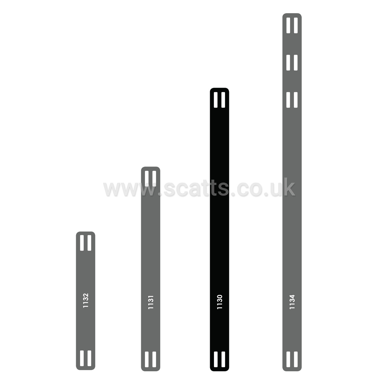 1130/BOX | CRITCHLEY | K TYPE MARKER CARRIER STRIP - 133MM LONG FOR UP ...