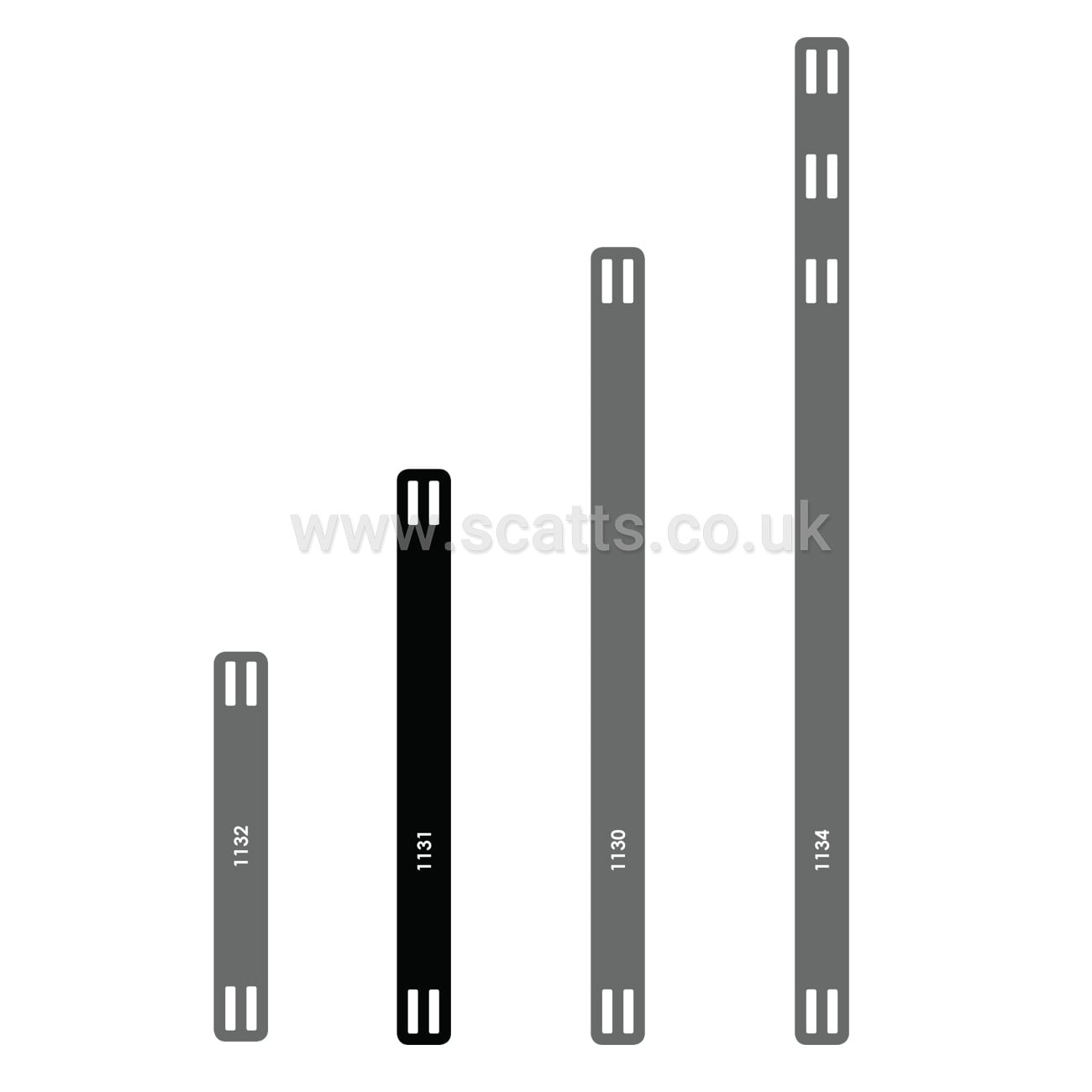 1131/BOX | CRITCHLEY | K TYPE MARKER CARRIER STRIP - 96MM LONG FOR UP ...