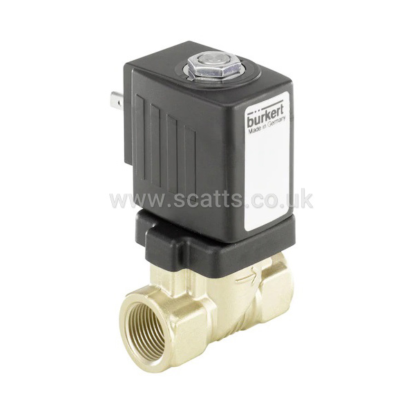 6213/221602 | BURKERT FLUID CONTROLS | 00221602 | 2/2 N/C G1/2" BRASS VALVE 24V DC