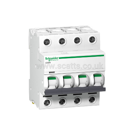 A9F54432 | SCHNEIDER MERLIN GERIN | IC60HC432 | IC60H 4P 32A TYPE C 10KA MCB