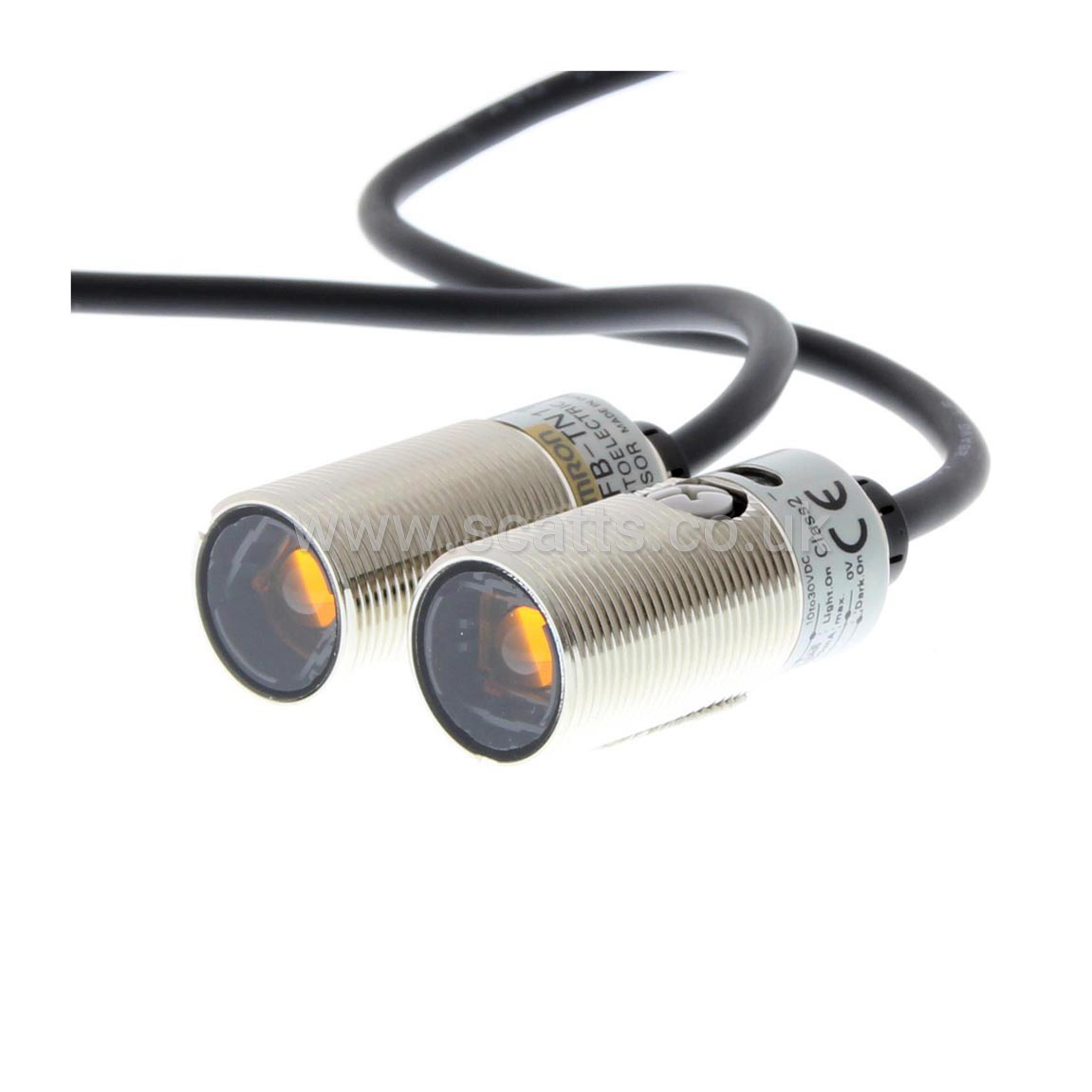 E3FB-TN11 | OMRON | 378890 / E3FB2000C | TRANSMITTER/RECEIVER 20M 10-30V DC NPN-2M-LEAD