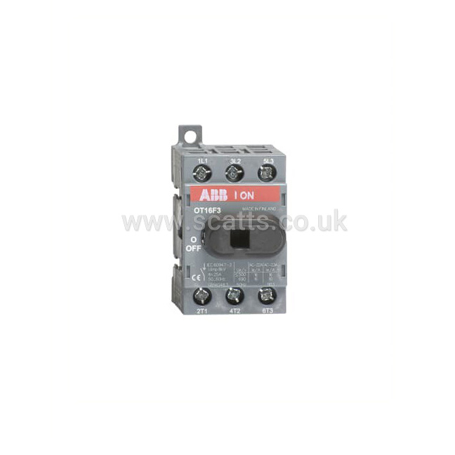 OT16F3 | ABB | 1SCA104811R1001 | 16A LOAD BREAK SWITCH BODY 3P
