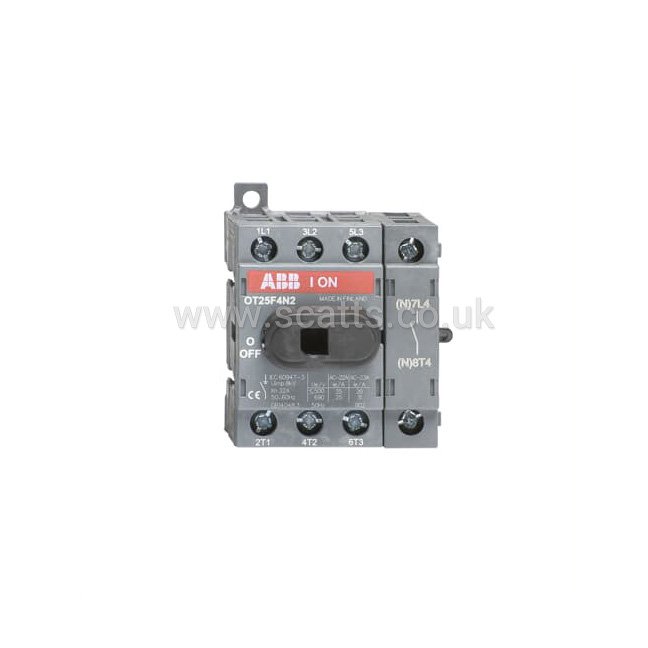 OT25F4N2 | ABB | 1SCA104886R1001 | 25A LOAD BREAK SWITCH BODY 4P