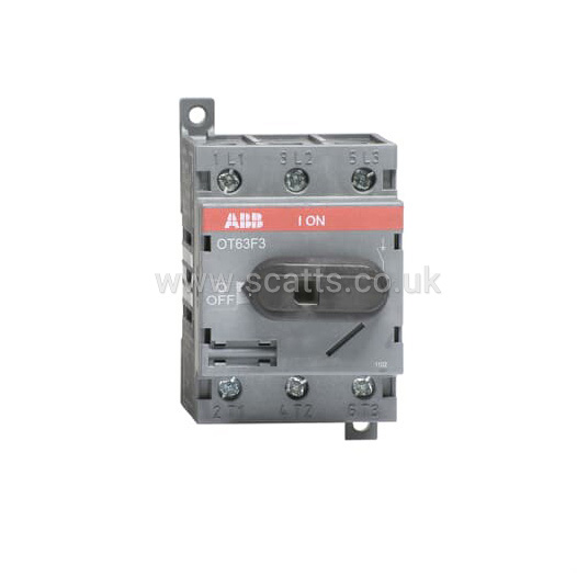 OT63F3 | ABB | 1SCA105332R1001 | 63A LOAD BREAK SWITCH BODY 3P