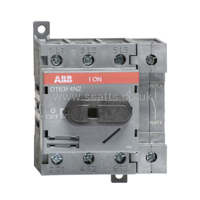 OT63F4N2 | ABB | 1SCA105365R1001 | 63A LOAD BREAK SWITCH BODY 4P