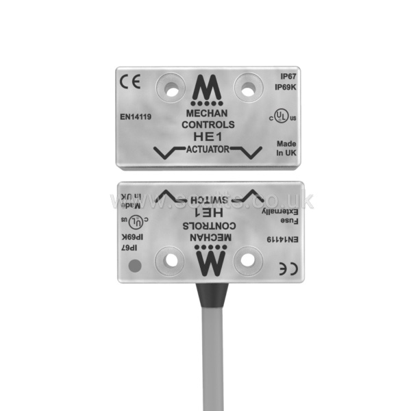 HE1-SS-20-DC-03M | MECHAN CONTROLS | 341.006 | HE1 SAFETY SW.S/S 2N/O 3M